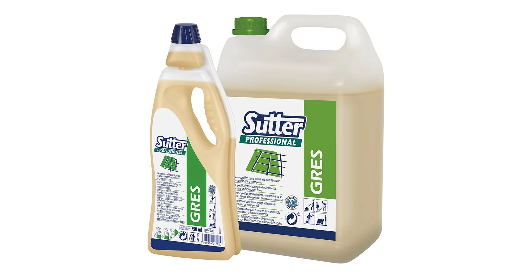 Sutter Gres mikroporózus padlótisztító koncentrátum 5kg 4kanna/gyűjtő - Padozat tisztítószerek